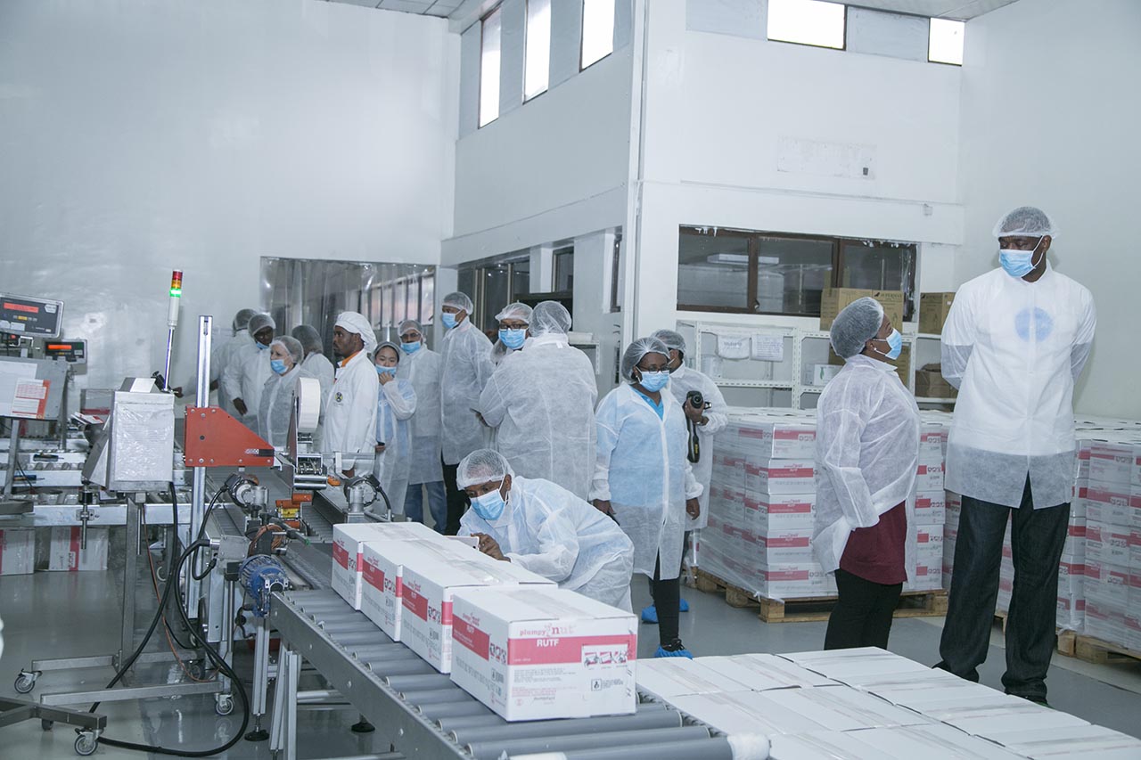US NBA basketball delegates visits Hilina Enriched Foods Factory ...